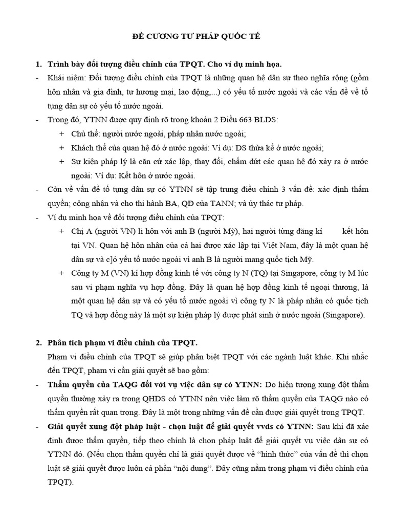 Đề-cương-TPQT | PDF