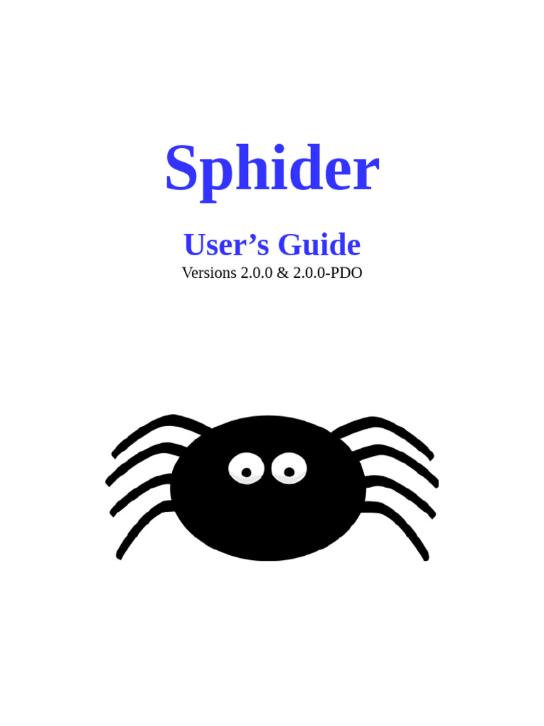 Sphider User Guide | PDF | Php | Databases