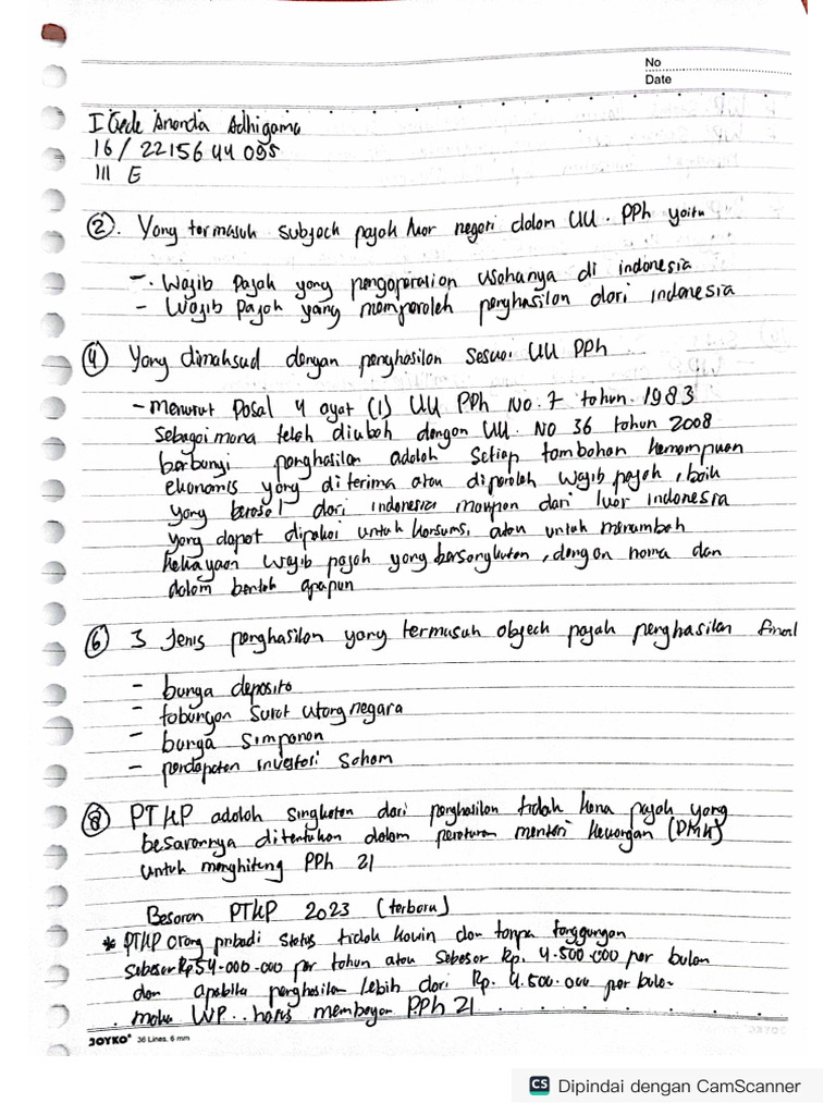 Tugas 2 Pajak - 16 - I Gede Ananda Adhigama | PDF