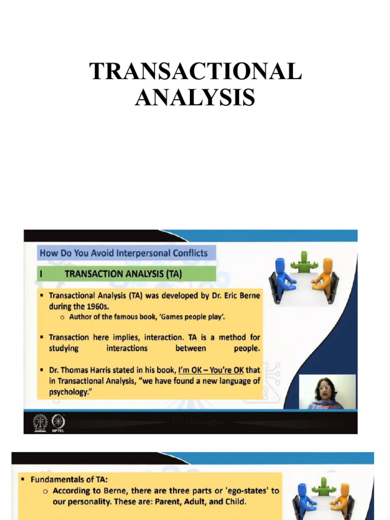 Transactional Analysis | PDF