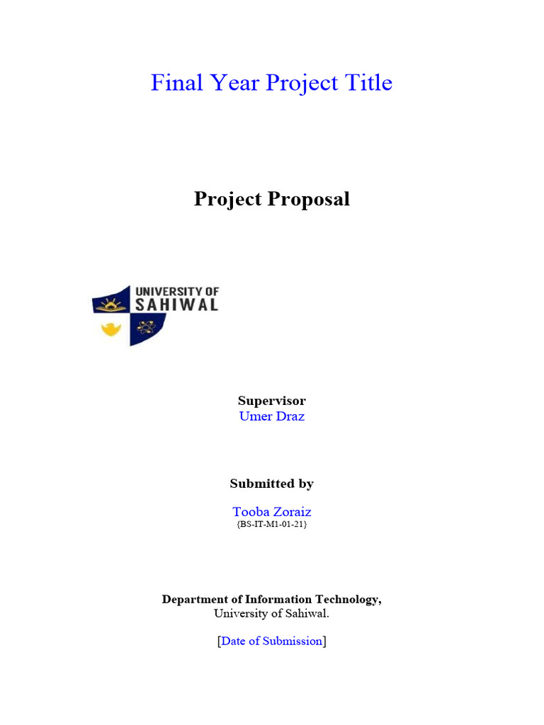 Project Proposal Template | PDF | Arduino | Computing