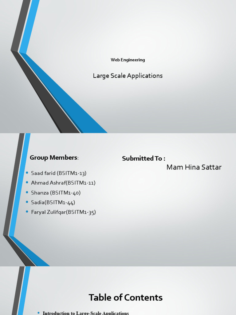 Large-Scale Web Application Essentials | PDF | Scalability | Load ...
