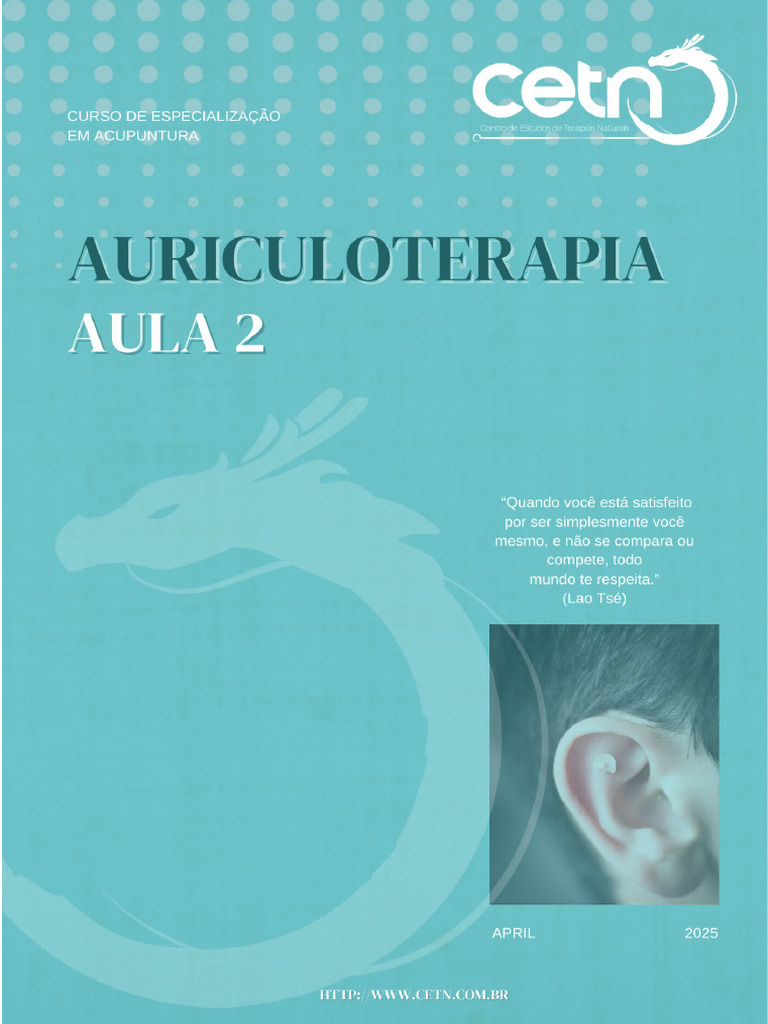 pos_auriculo-aula2 | Download grátis PDF | Acupuntura | Anatomia