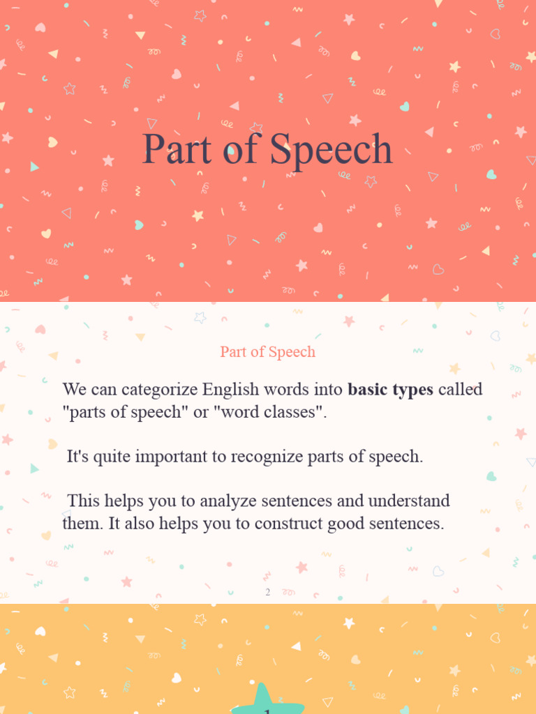 2023-2024 - ELE - M3 - Part of Speech (Optional) | PDF | Part Of Speech | Verb