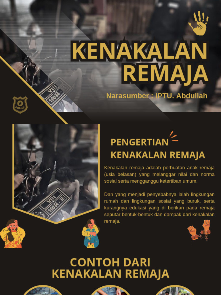 Poster Edukasi Kenakalan Remaja | PDF
