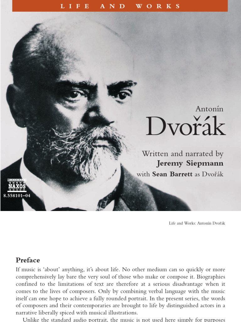Life and Works - Antonin Dvorak | PDF | Impressionism | Czech Republic