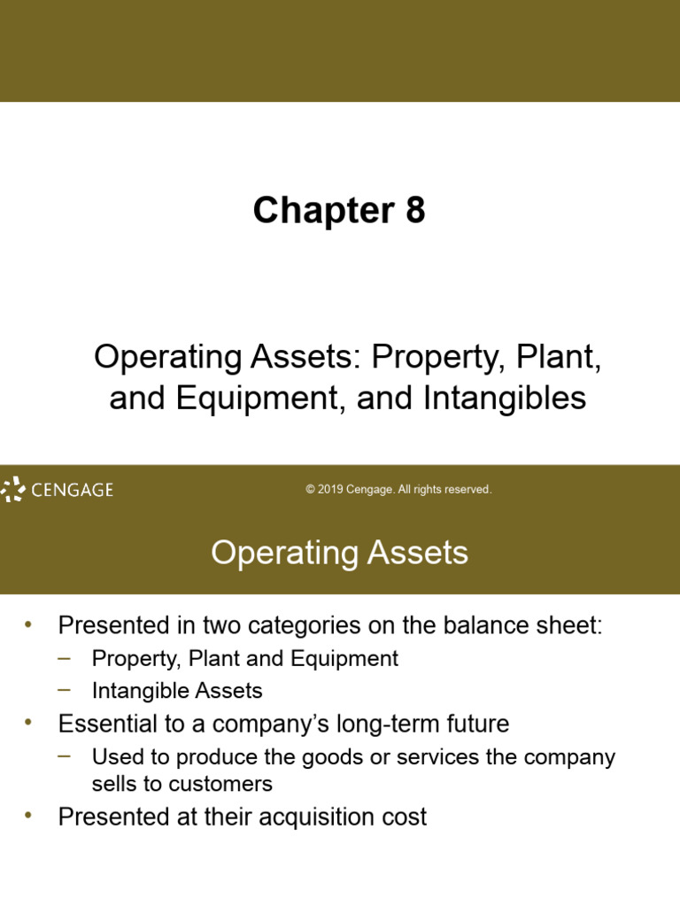 Operating Assets: Cost Management Guide | PDF | Depreciation ...