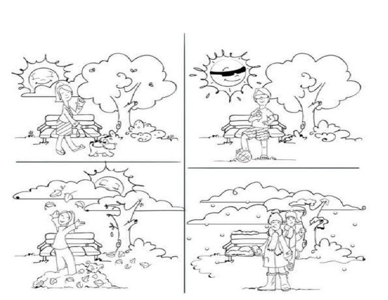 Estaciones para Colorear | PDF