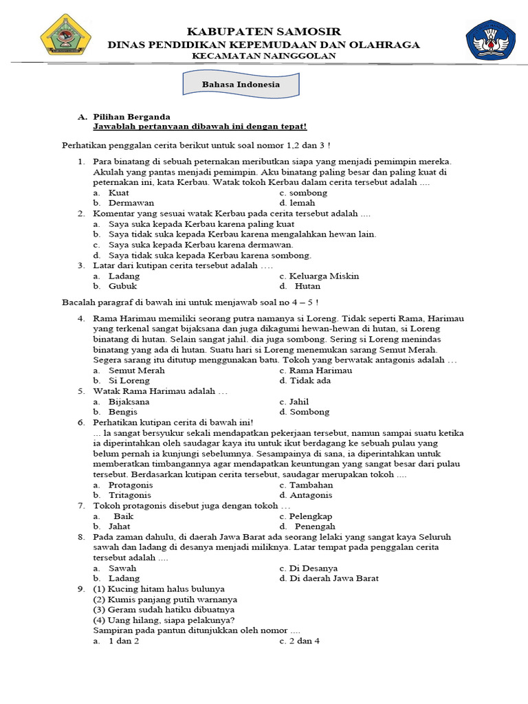 SD 15 Usp B Indo 2022 | PDF | Fiksi Umum
