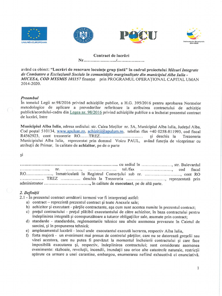 Contract de Lucrari-Semnat | PDF