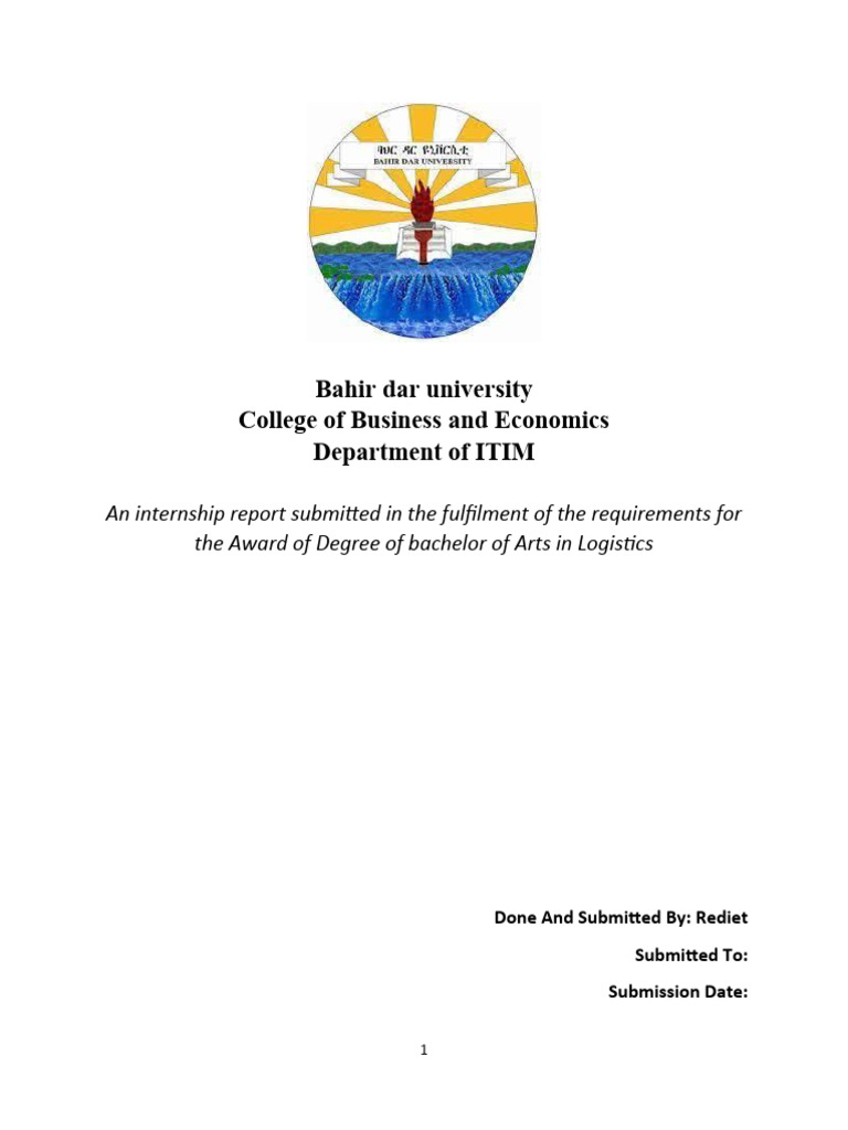 Internship Report Final (Final Draft) | PDF | Cargo | Strategic Management