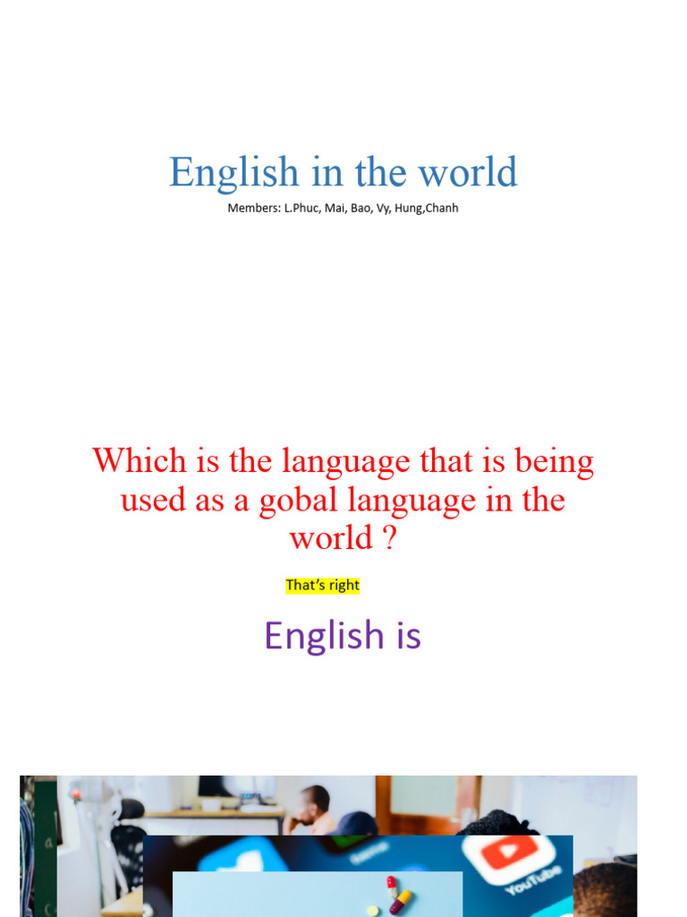 English in the World | PDF | English Language | Linguistics