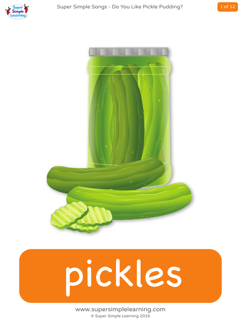Do You Like Pickle Pudding Flashcards | PDF | Cooking, Food & Wine ...