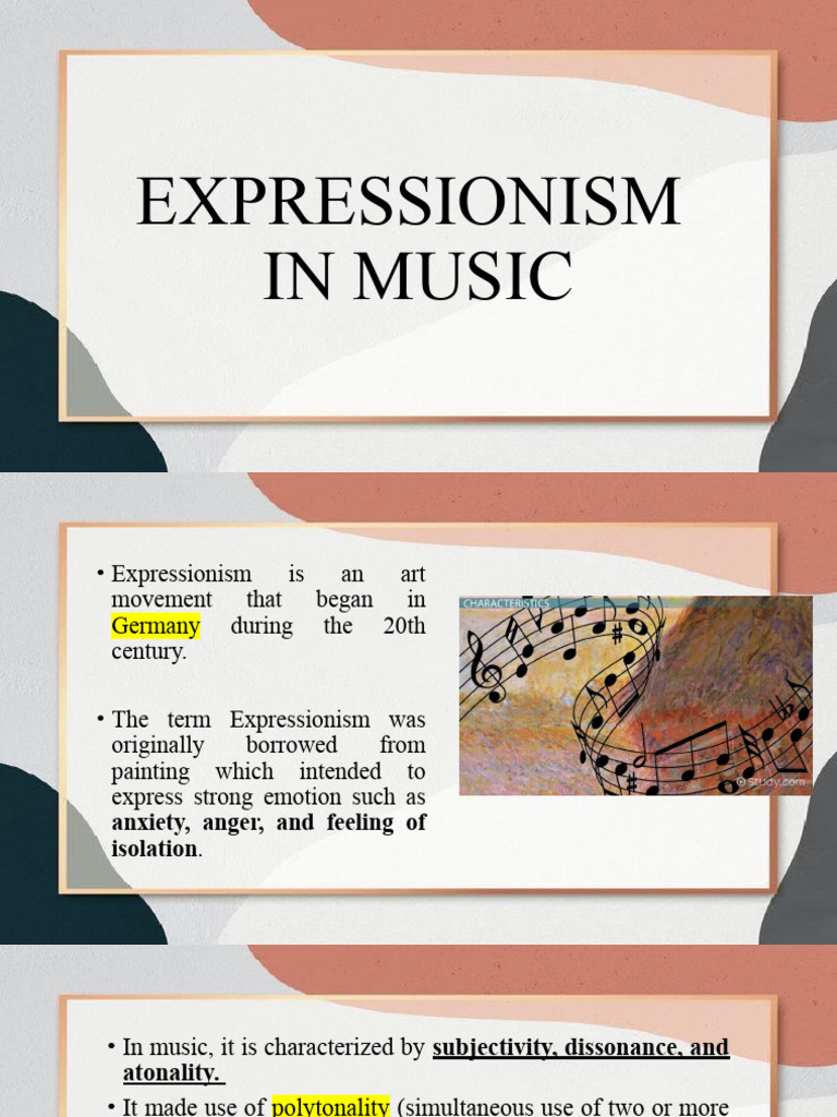 Expressionism in Music | PDF | Expressionism | Classical Music