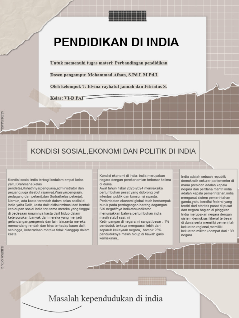 Perbandingan Pendidikan Kel 07 | PDF | Ilmu Sosial | Sejarah