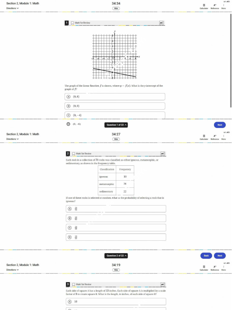 2023 11 Digital SAT Int Math Module 1 | PDF