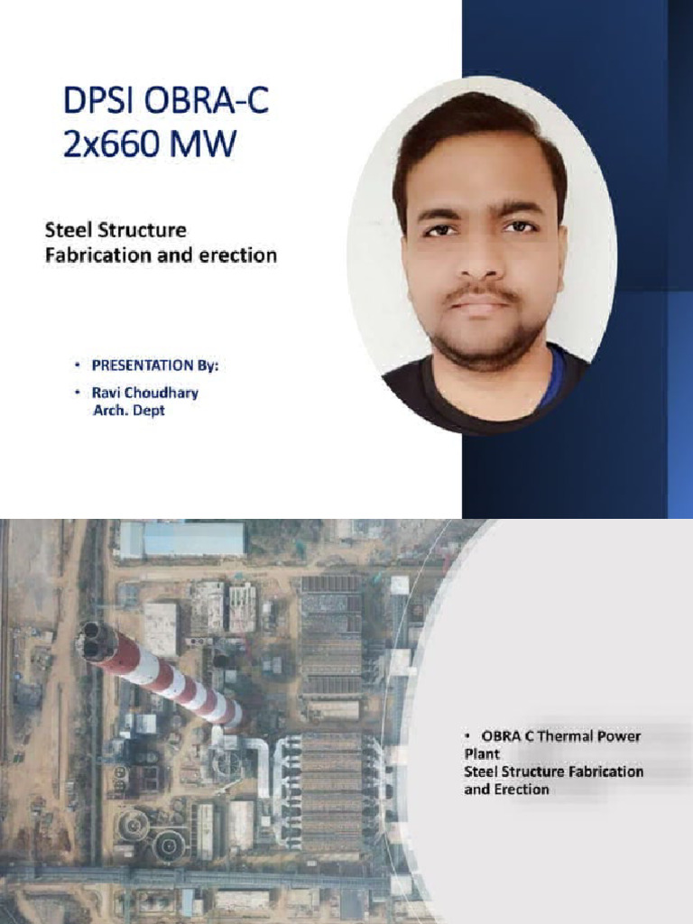 Steel Structure Fabrication and Erection (Ravi Choudhary) .PPTX ...
