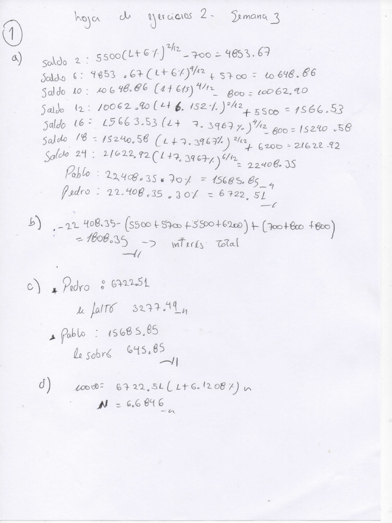 hoja de ejercicios 2 | PDF