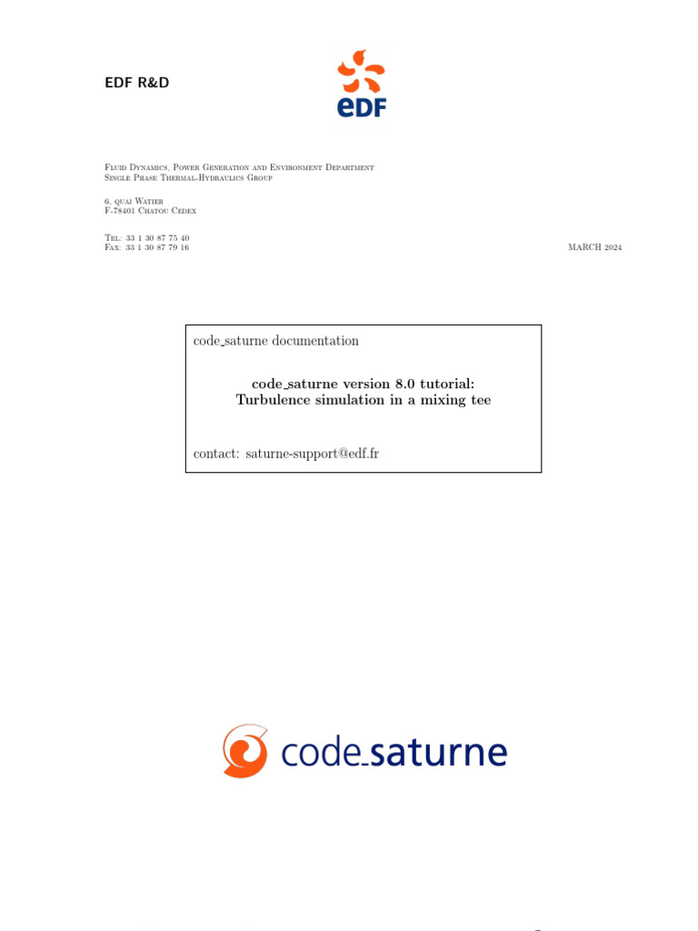 05 Mixing Tee | PDF | Fluid Dynamics | Computational Fluid Dynamics
