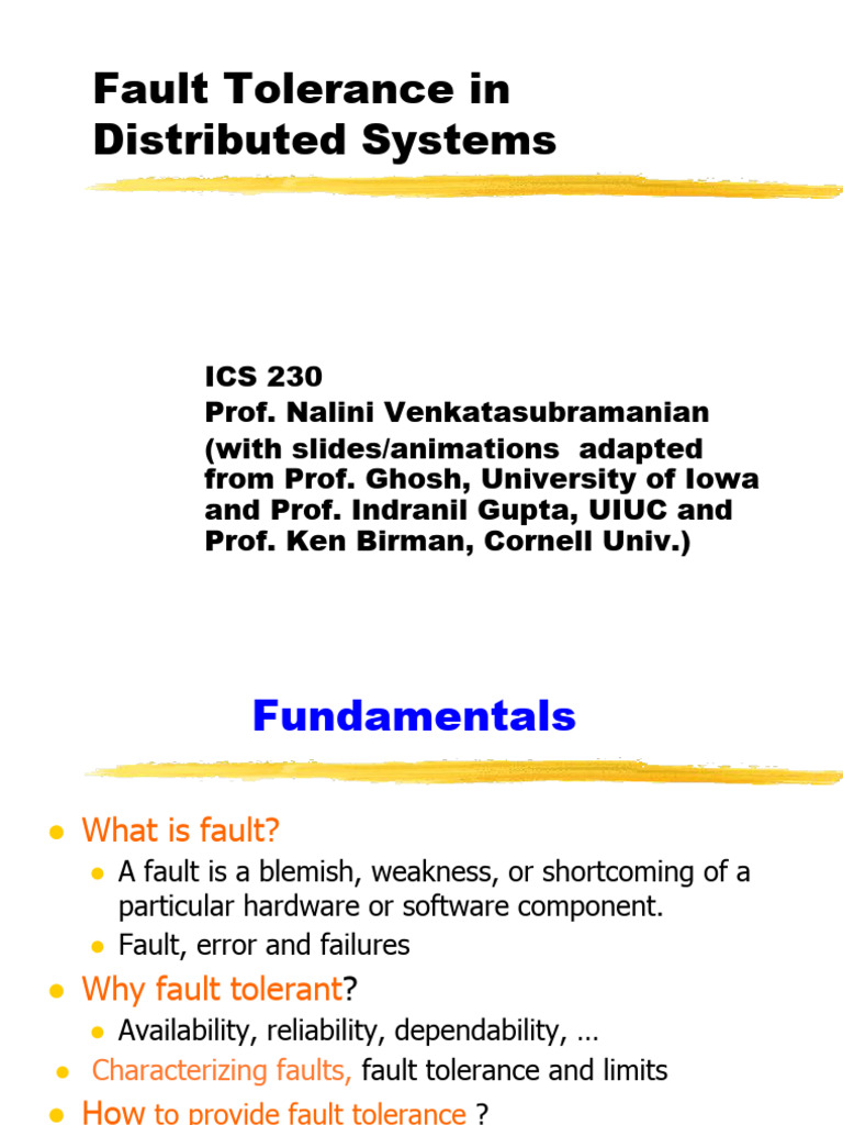 Distrsyslectureset7 Win20 | PDF | Error Detection And Correction | Replication (Computing)