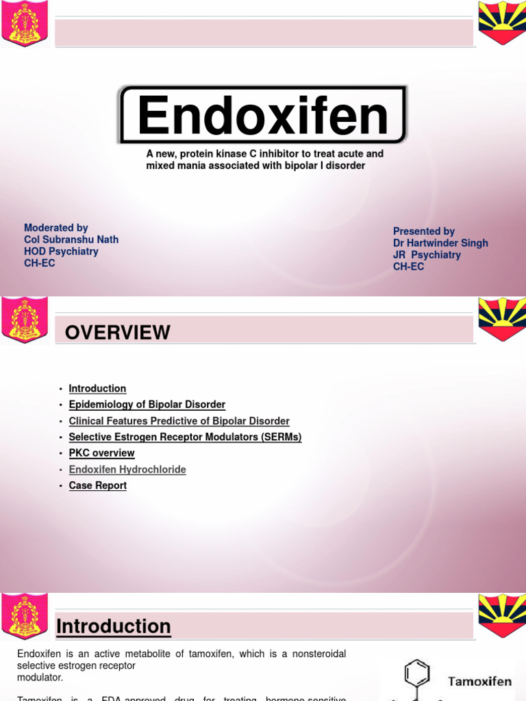 Endoxifen | PDF | Bipolar Disorder | Estrogen