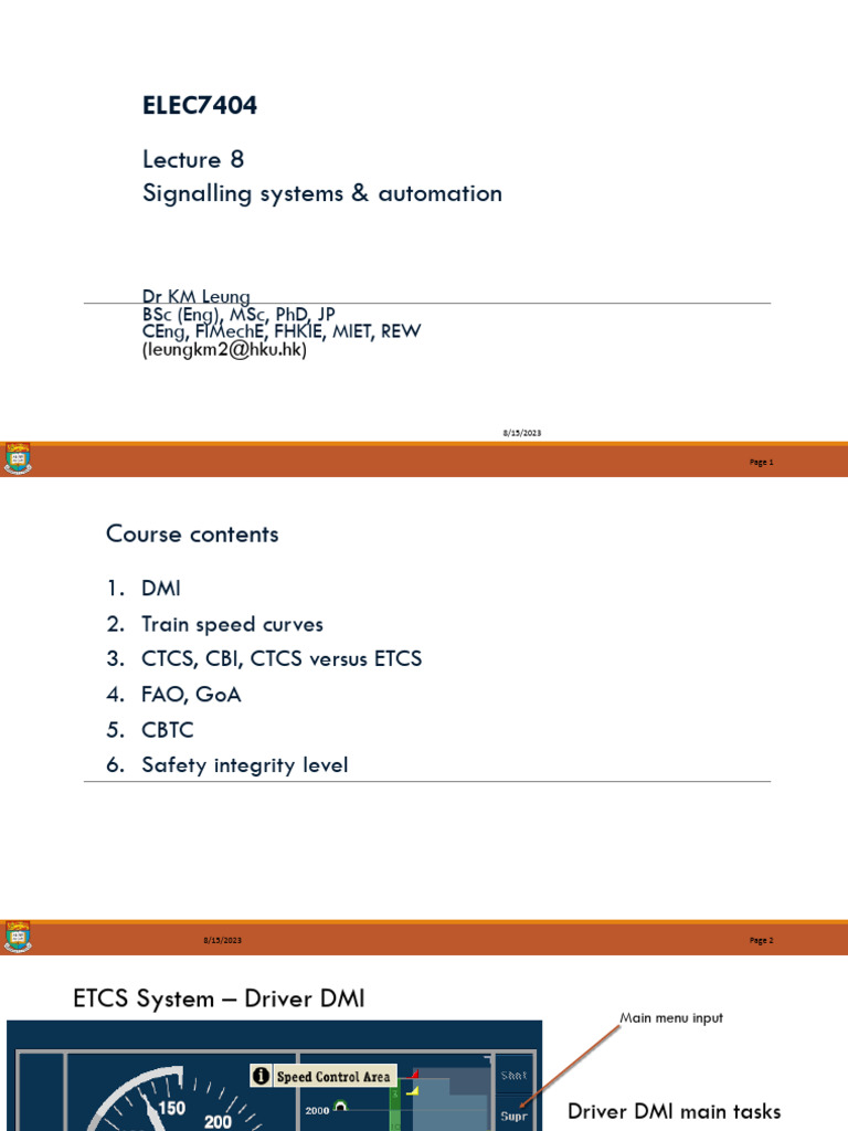 Module 8 | PDF | Transportation Engineering | Rail Transport