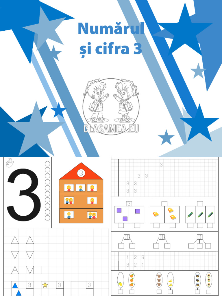 Fișă Cifra 3 | PDF