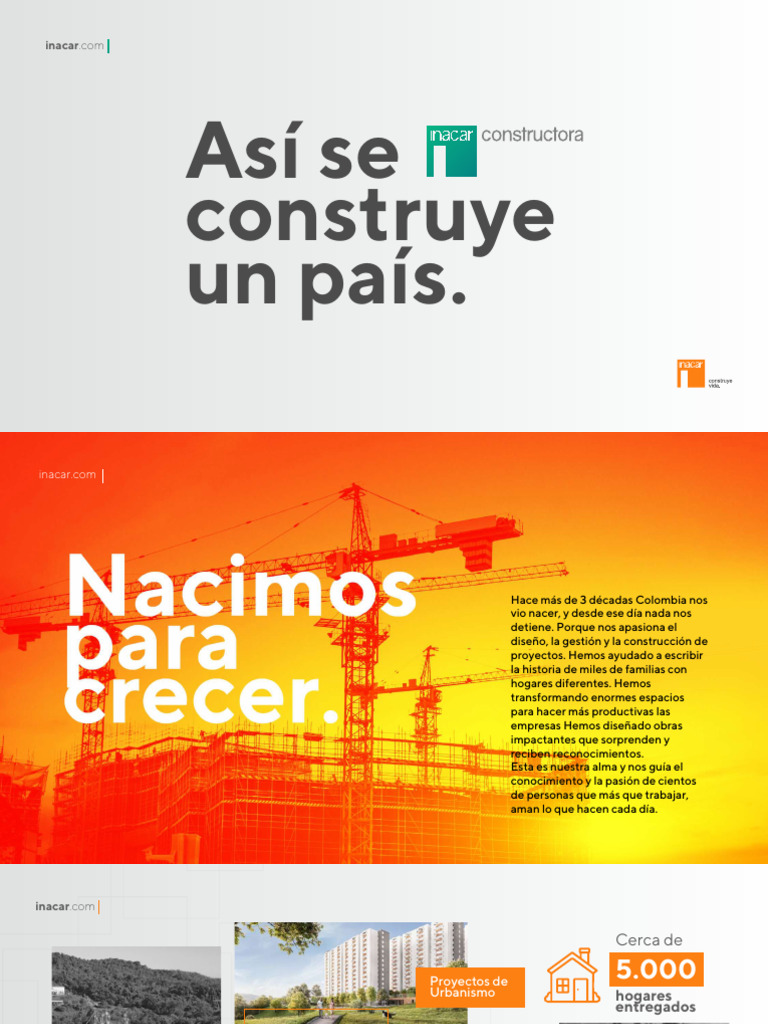 Presentacion Inacar Constructora Correo - Compressed | PDF | Colombia