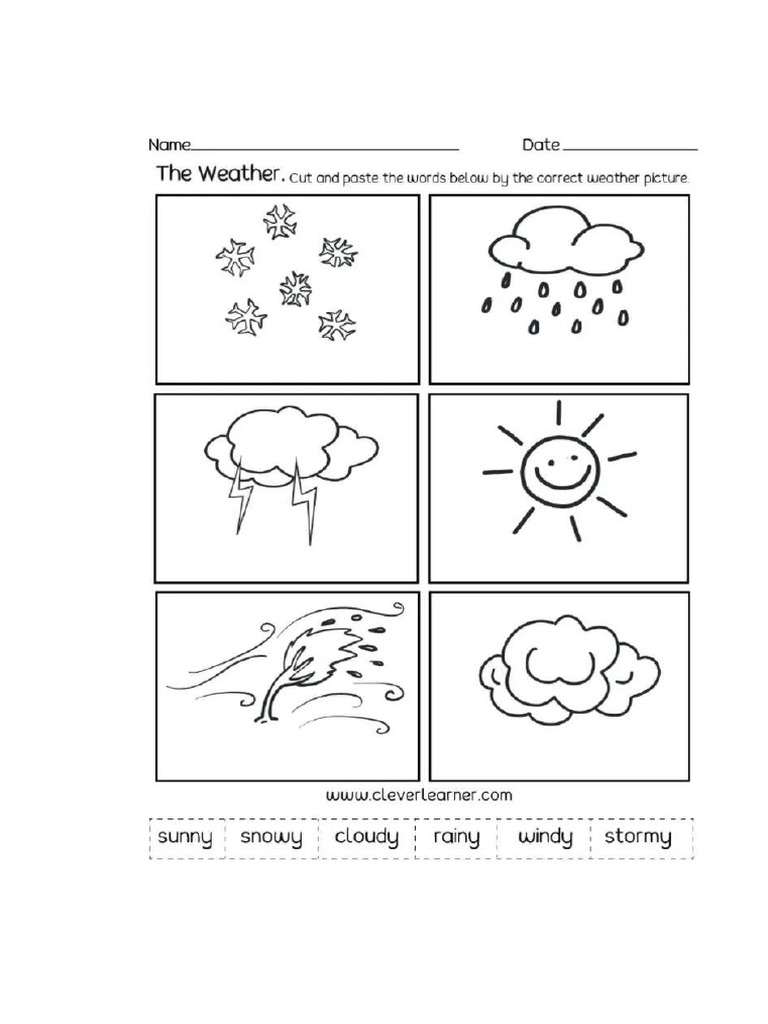 Weather Worksheet | PDF