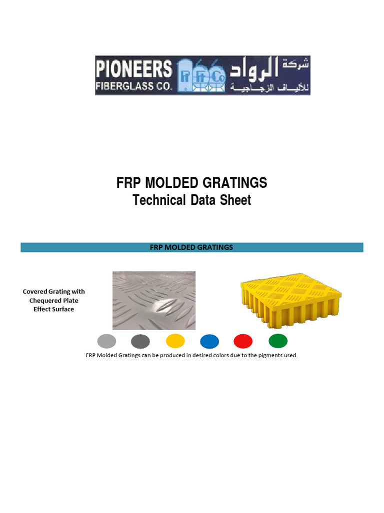 FRP Molded Gratings Technical Overview | PDF | Fibre Reinforced Plastic ...