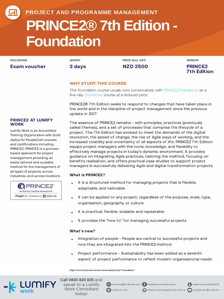 Prince2 7 Foundation | PDF | Agile Software Development | Business