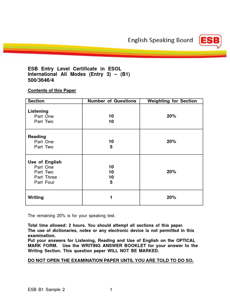 ESB B1 Sample 2 | PDF | Robot | Robotics