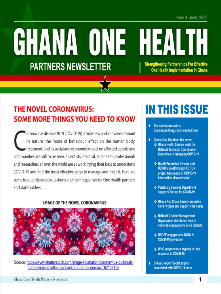 Ghana One Health Newsletter Issue 4-1 | PDF | Quarantine | Medicine