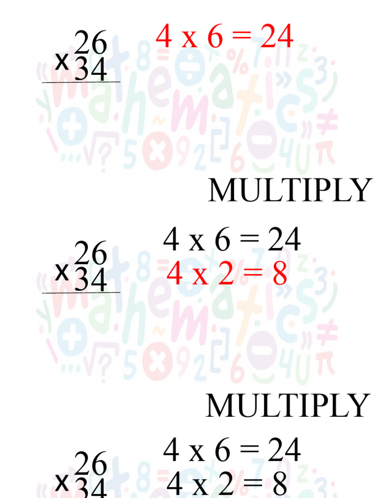 MULTIPLICATION | PDF