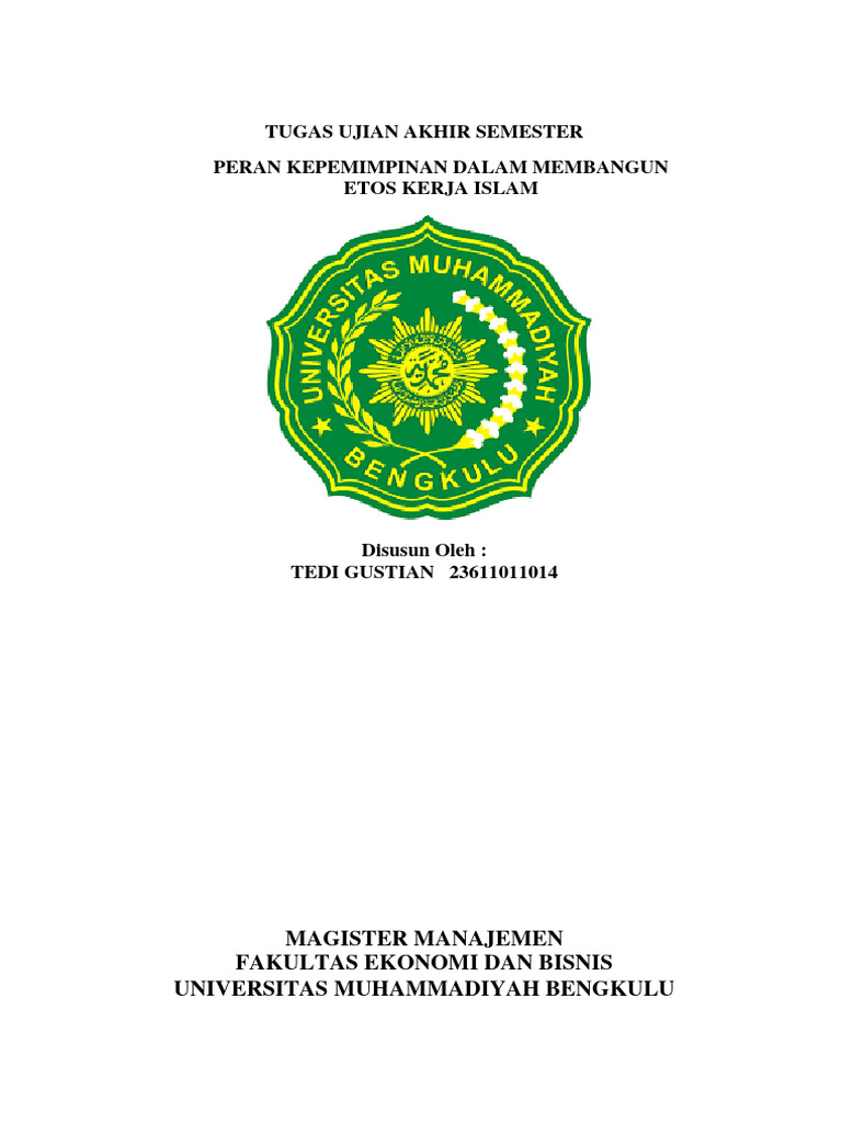 Pak Tedi Uas Pak Onsardi Fix | PDF