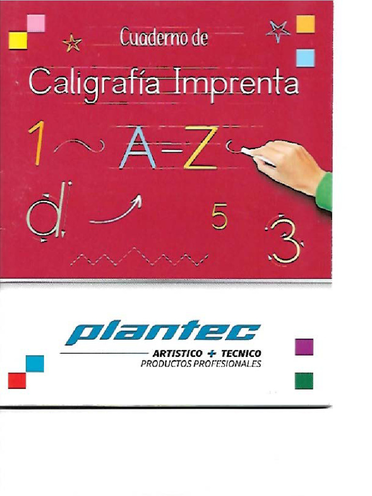 Cuaderno de Caligrafia Imprenta | PDF | Escritura