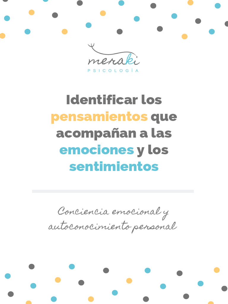 Tarjetas Conciencia Emocional | PDF