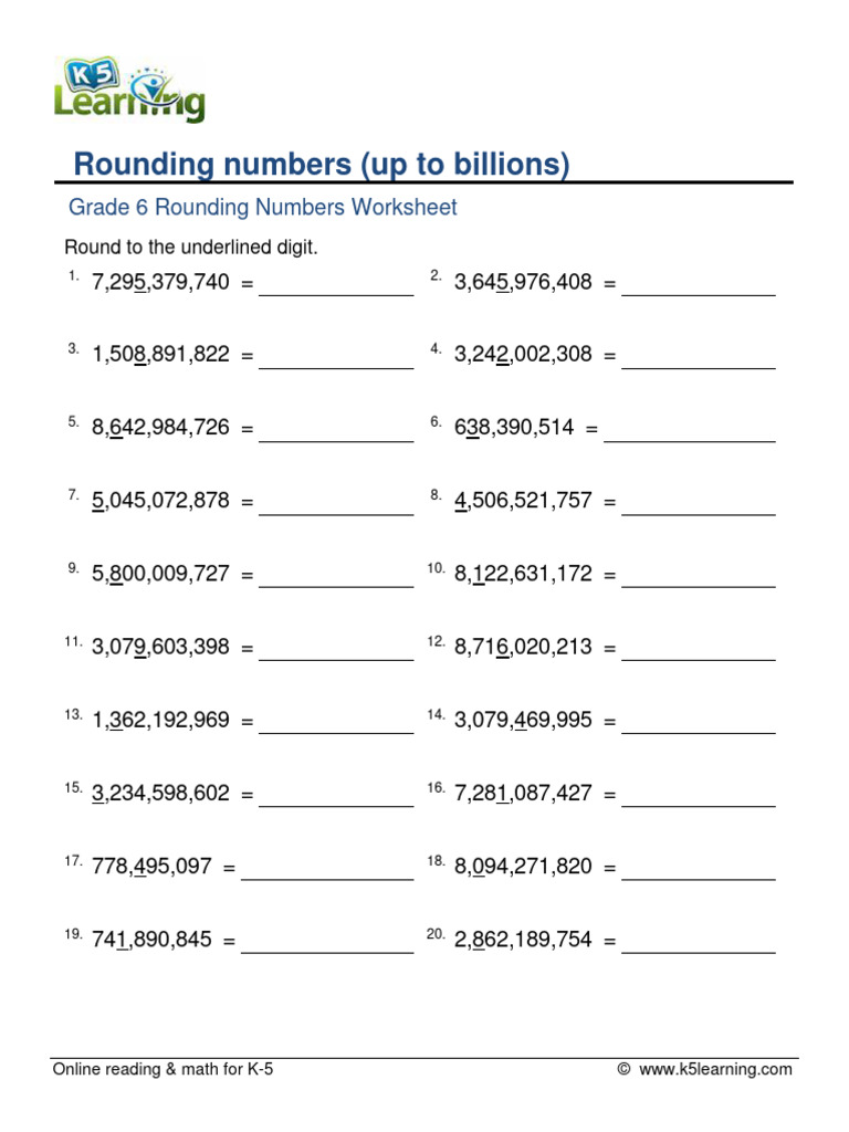 grade-6-rounding-numbers-billions-a | PDF