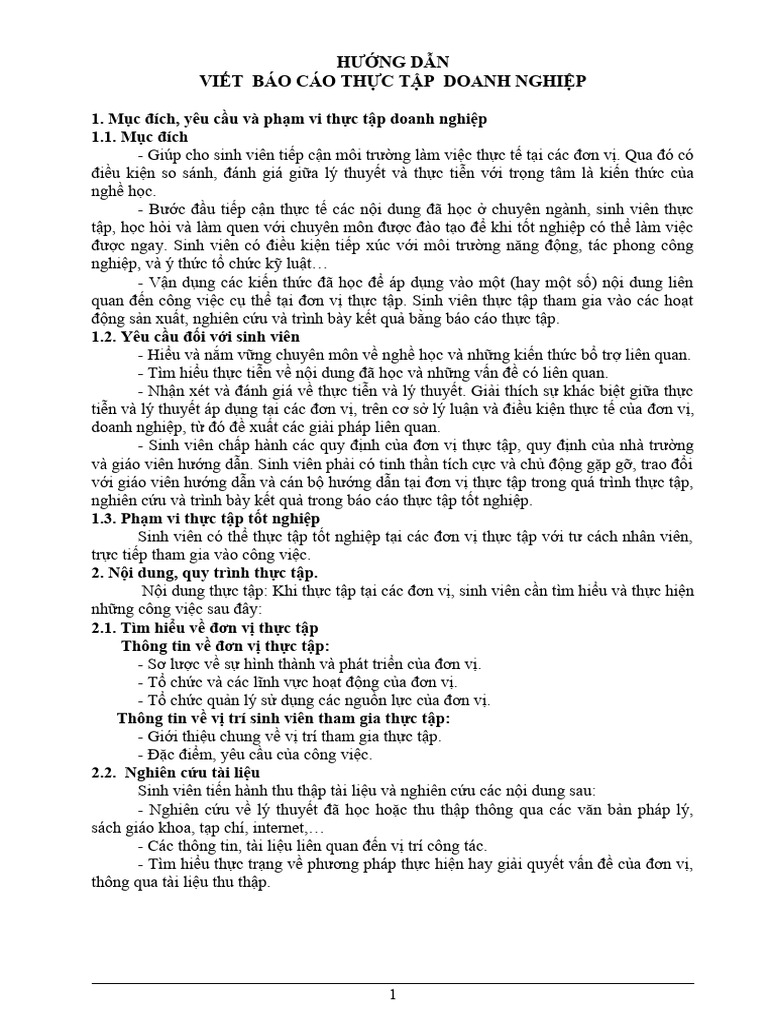 Huong Dan Viet BC TTDN | PDF