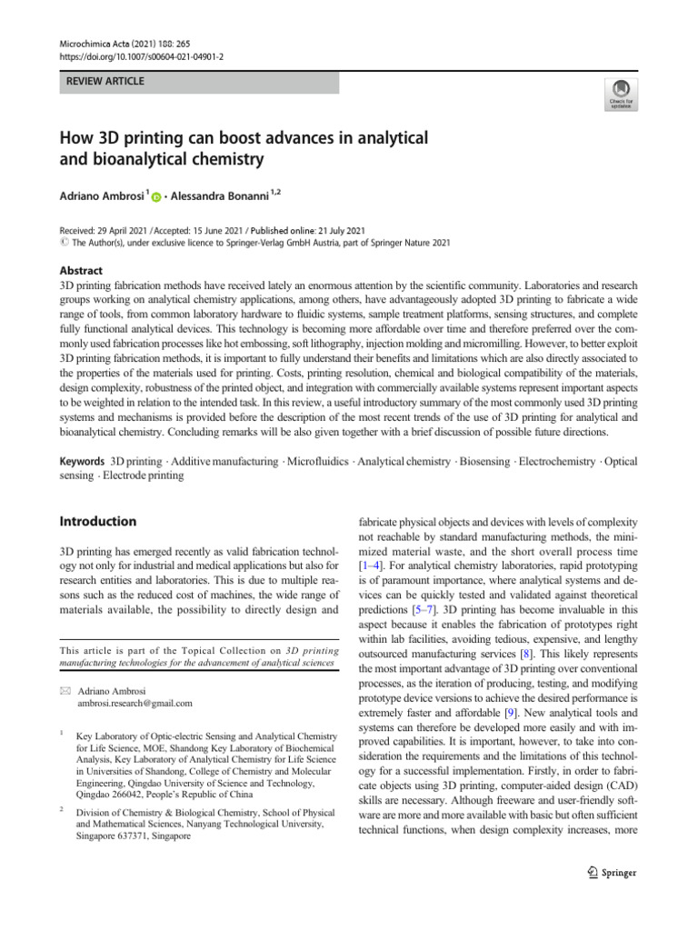 How 3D Printing Can Boost Advances in Analytical and Bioanalytical ... How 3D Printing Can Boost Advances in Analytical and Bioanalytical ...