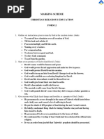 3277 Form 2 Cre End of Term 3 Examination 2024 Answers Word Format | PDF | Jesus | Covenant ...