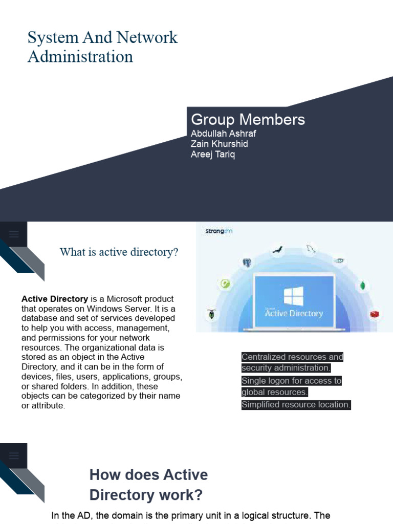 Group 5 (Active Directory Installation and Configuration | PDF | Active Directory | Information ...