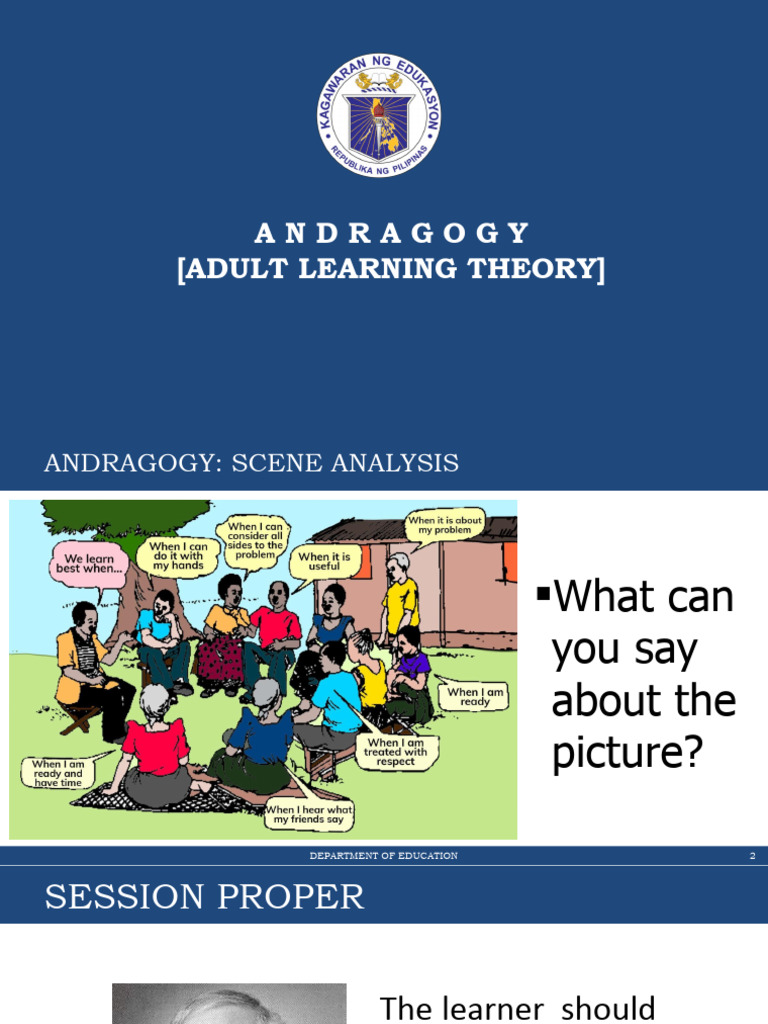 ALS-SHS Andragogy | PDF | Learning | Behavior Modification