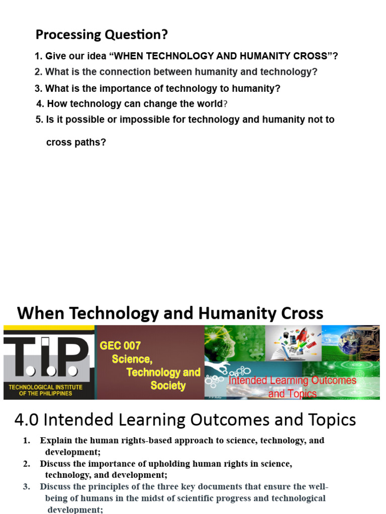 When Technology Humanity Cross | PDF | Science | Communication