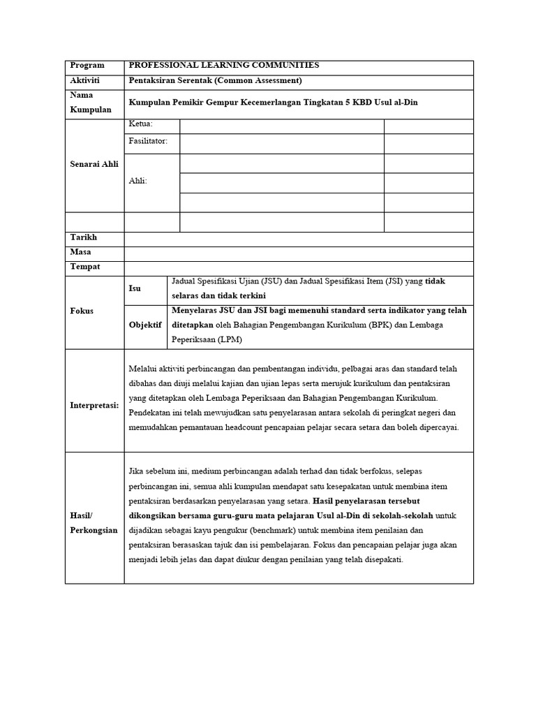 Contoh Laporan PLC 2 | PDF