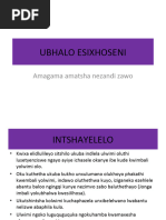 Iintsomi ZesiXhosa: Imvelaphi Nezindidi | PDF