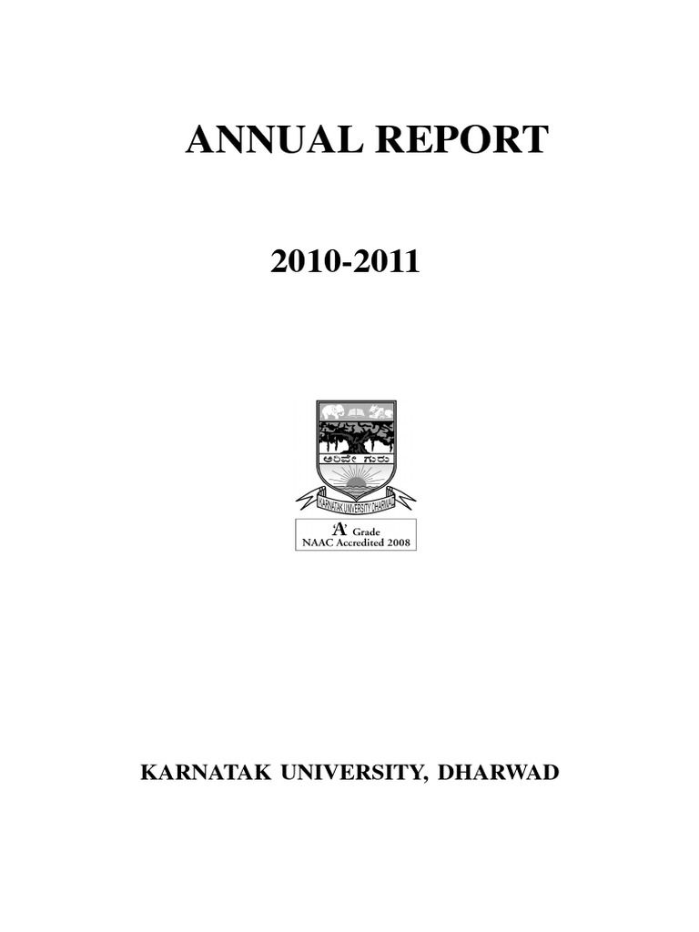 K U Annual Report (2010-11) | PDF