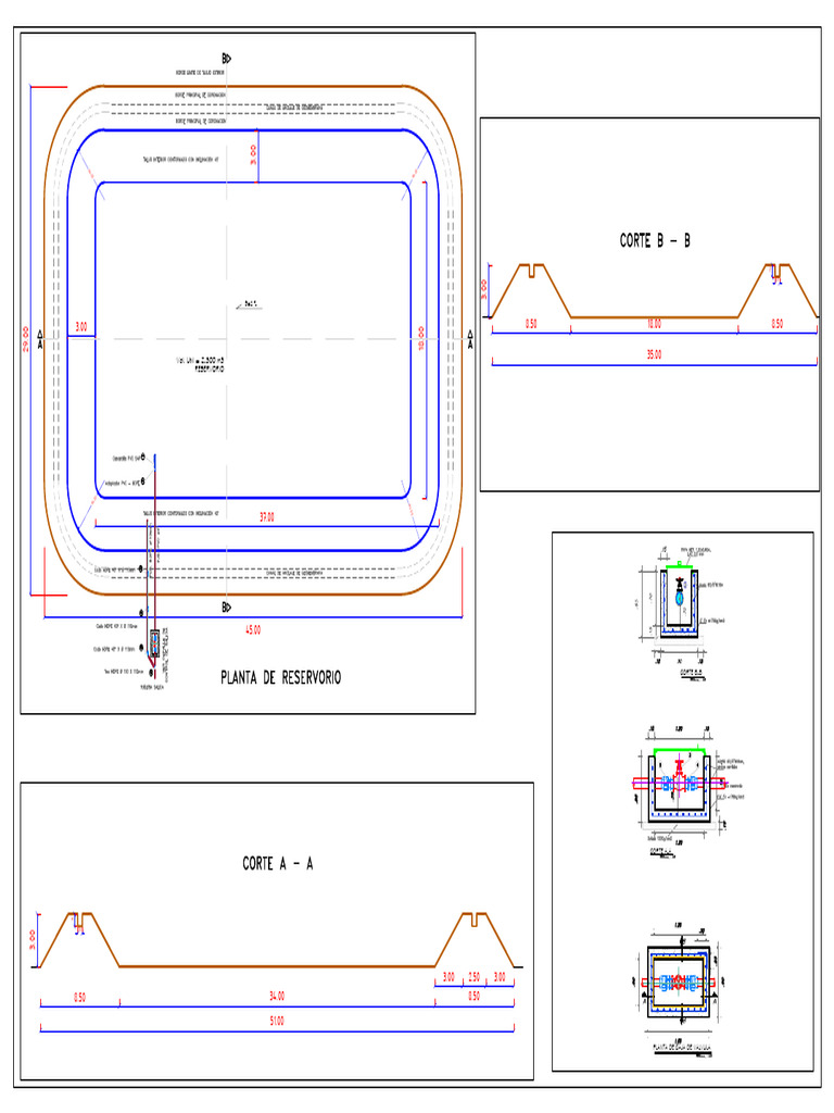 Reservoir Volume and Valve Box Plans | PDF