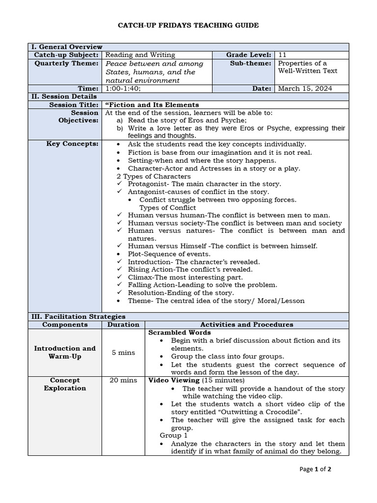 Catch Up Friday LP | PDF | Human Communication | Cognitive Science
