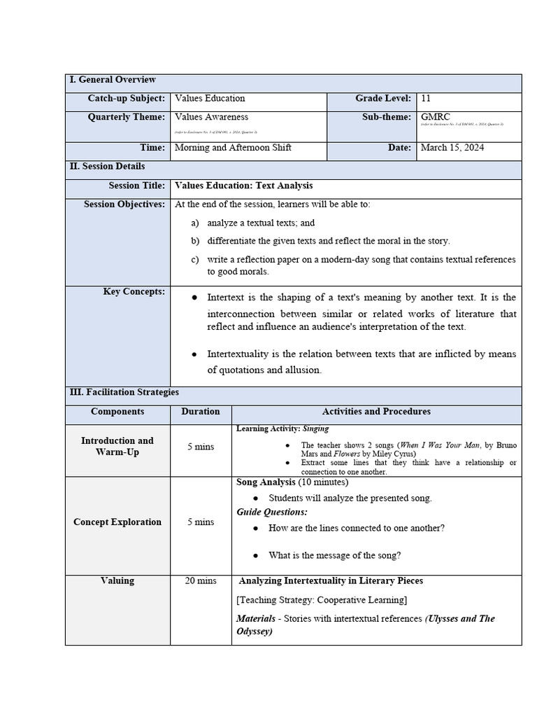 1st-Catch-Up-Friday-RnW | PDF | Learning | Cognition